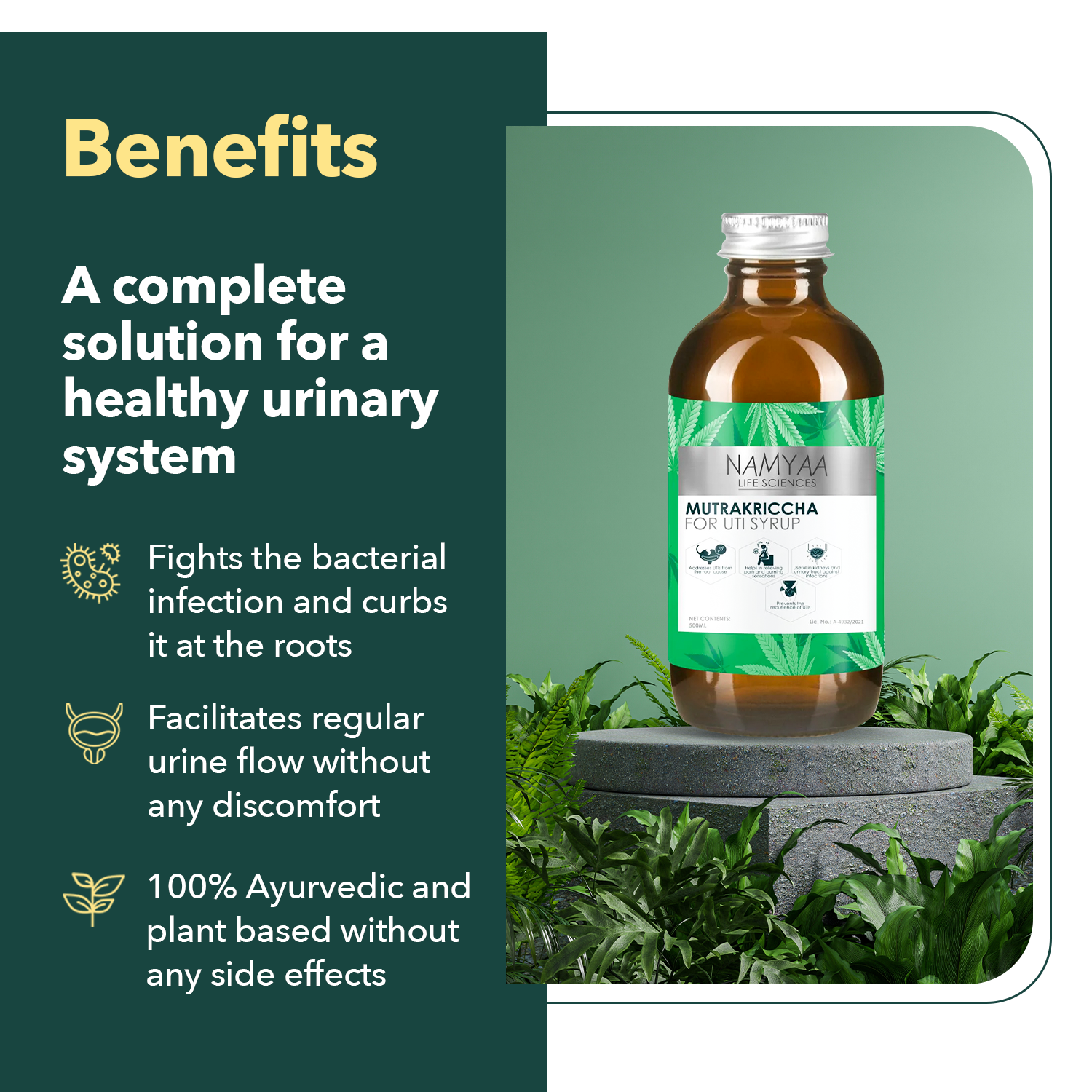 Order UTI Combo - Syrup & Tablet Online – Namyaa Skincare